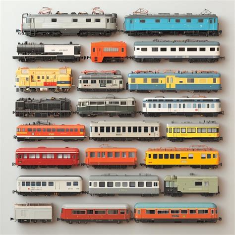 A Passenger Train With Various Classes From Economy To First Class