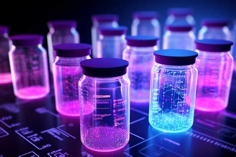 Abstract Biomedical Background Premium Ai Generated Image