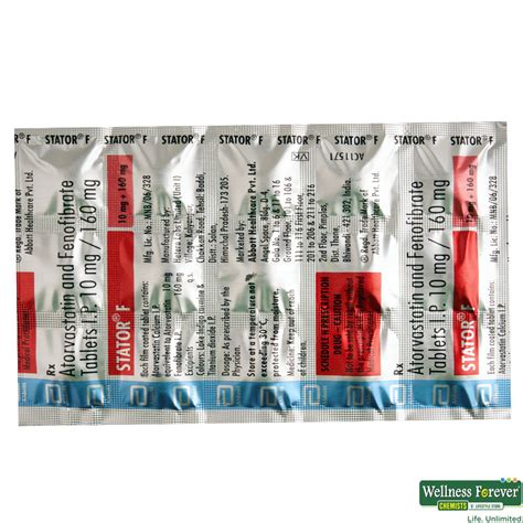 Buy Stator F 15 Tablets Online At Best Prices Wellness Forever