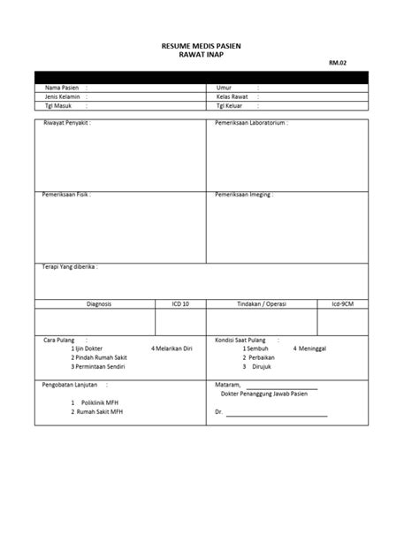 Desain Formulir Putri Rmik 3b Pdf