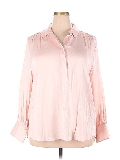 Chicos 100 Modal Ombre Pink Long Sleeve Top Size Xxl 4 80 Off
