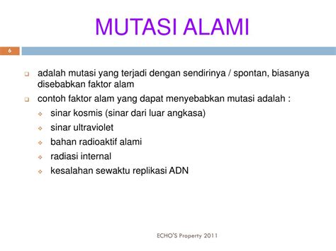 Ppt Mutasi Powerpoint Presentation Free Download Id2171597