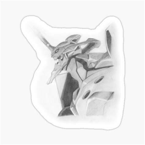 Shogoki Evangelion Sticker By Kanjisamurai Redbubble