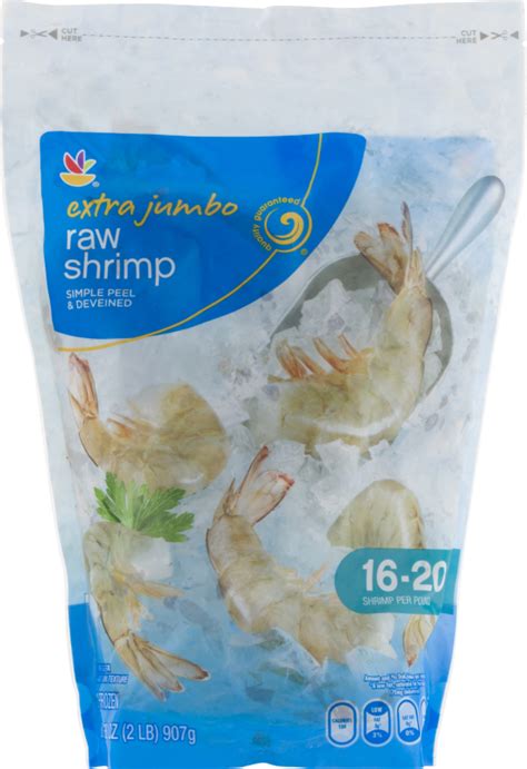 Ahold Extra Jumbo Raw Shrimp 16 20 Ct Ahold 688267130960 Customers