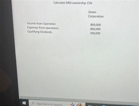 Calculate DRD Ownership 15 Chegg Com