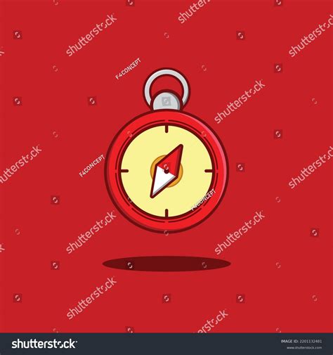 Vector Stock Illustration Compass Pointer Icon Stock Vector Royalty