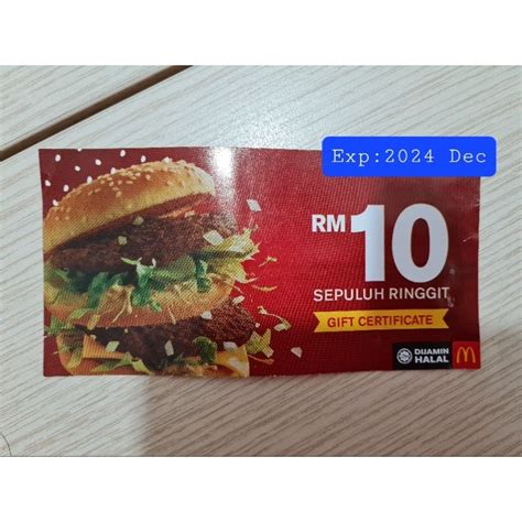 Mcd Rm 5 And Rm 10 Vouchers Shopee Malaysia