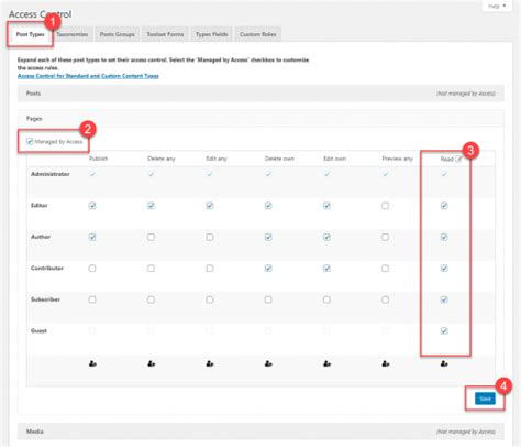 Restricting Access To Pages In Wordpress Toolset