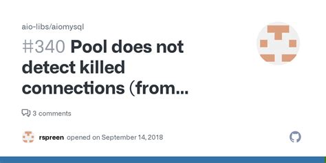 pool does not detect killed connections from mariadb · issue 340