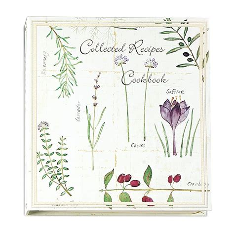Meadowsweet Kitchens Collected Recipes Cookbook 3 Ring Binder W 8 Tab Dividers W Categories