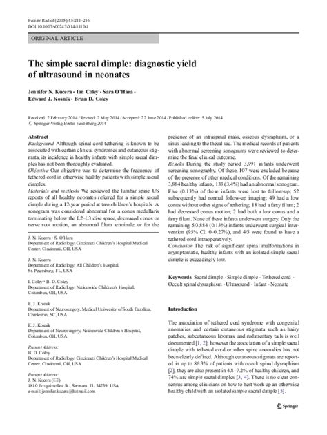 Sacral Dimple Pictures