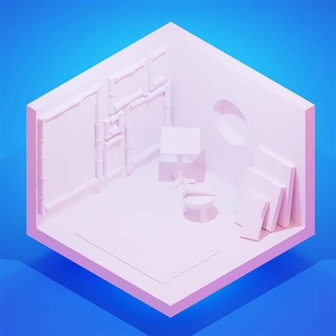Spongebob And Friends 3d Isometric Rooms Behance