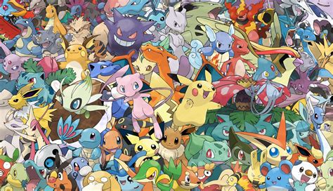 Pokemon Collage By Paul Arnold Cool Pokemon Wallpapers Pokemon