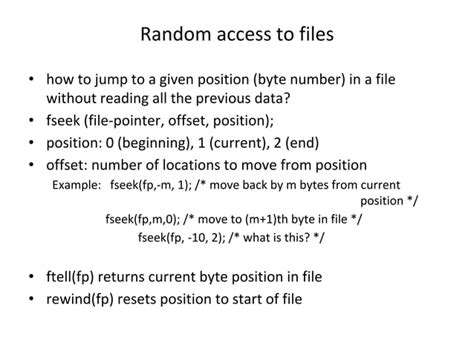 File Handling In C Programming For Beginners Ppt