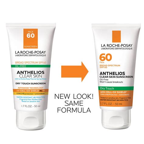 Anthelios Oil Free Clear Skin Sunscreen Spf 60 La Roche Posay