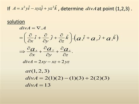 Gradient Directional Derivative Divergence Curl Pptx 3 D Graphics Computer Software