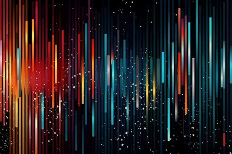 Premium Ai Image Abstract Colorful Stripe Lines Background
