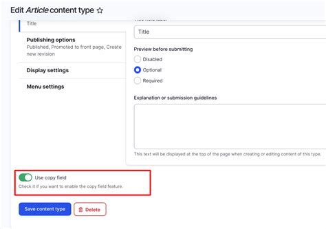 copy field machine name