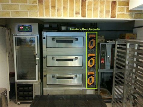 Oven Controller And Temperature Controller At The Bakery Conotec