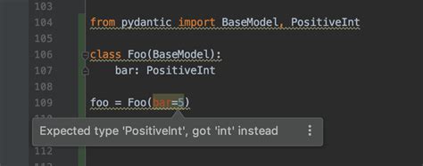 int not recognized as positiveint · issue 776 · pydantic pydantic · github