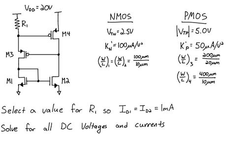 solved select a value for r1 so id1 id2 1ma solve for