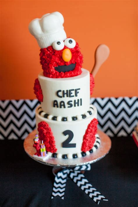 The Party Wall Chef Elmo Play Kitchen Birthday Party