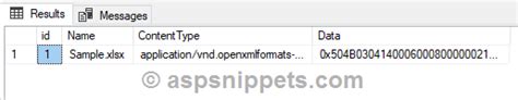 Download Excel File From Database In Aspnet