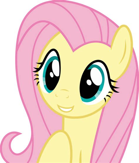 Mlp Fim Fluttershy Happy Vector 3 By Luckreza8 On Deviantart