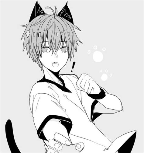 Cute Neko Boy Neko Boy Cute Boy Drawing Anime Neko