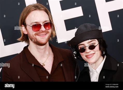 Los Angeles Usa 02nd Feb 2025 Finneas And Billie Eilish Walking On