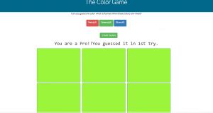 Color Game In Javascript With Source Code Source Code Projects