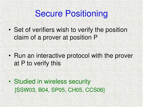 Ppt Position Based Cryptography Powerpoint Presentation Free Download Id604195