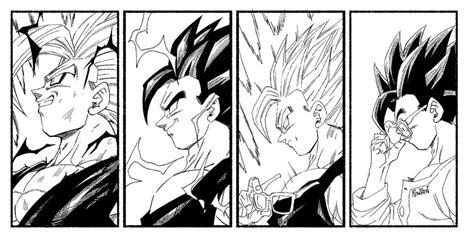 Son Gohan And Gohan Beast Dragon Ball And 2 More Drawn By Fenyon