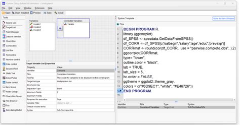 Working With R In Spss Part 3 Creating Custom Dialogs Smart Vision Europe