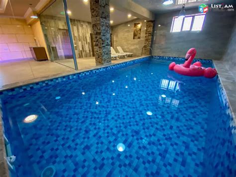 Օրավարձով Շքեղ հյուրատուն Նոր Հաճնում լողավազան շոգեբաղնիք Առանձնատներ Վարձակալություն