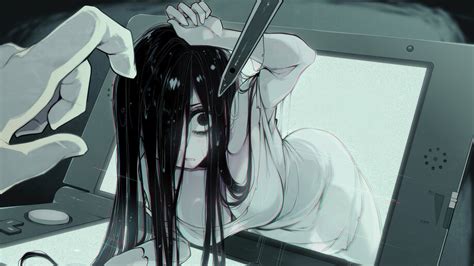 Anime Girl Sadako 4k Wallpaper 2665j Wallpaper 4k Pc