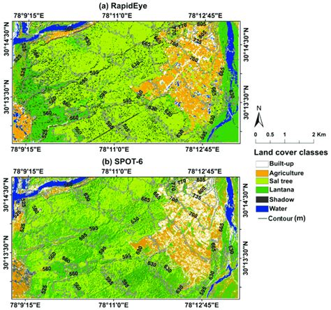 Rf Classification Of A Rapideye And B Spot 6 Multispectral