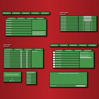 Flat GUI Game Asset Pack By SunGraphica