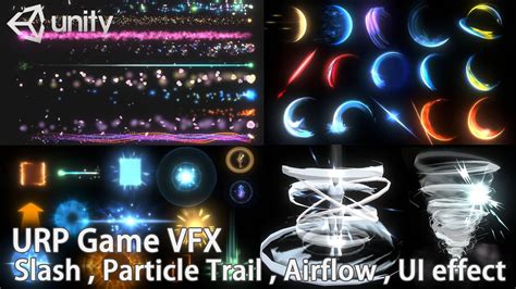 Unity Game Vfxurp：slash Particle Trail Airflow Ui Effect Youtube
