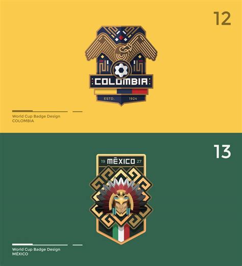 2018世界杯徽章设计 Nicepsd 优质设计素材下载站