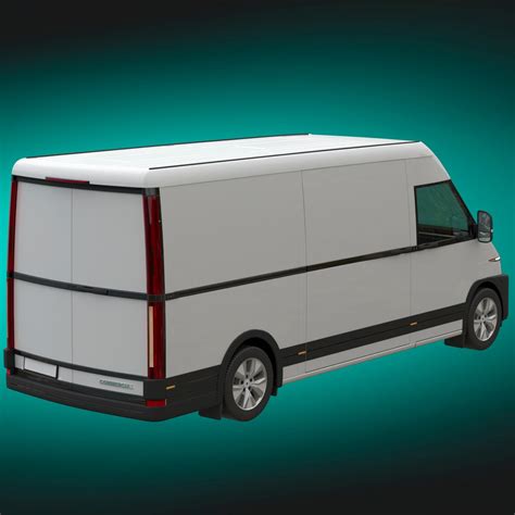 Generic Commercial Cargo Van Prototype 2 3d Model Turbosquid 2216417