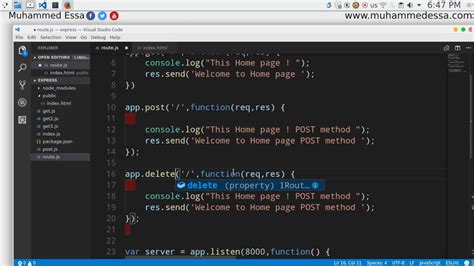 ExpressJS Route Single Page App YouTube
