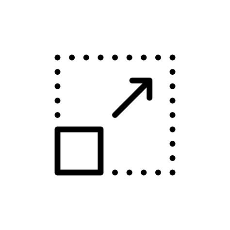 Expand Maximize Resize Full Screen Icon In Line Style Design