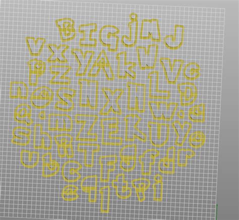 3mf File Pokemon Letters Cookie Cutter・3d Printing Model To Download・cults