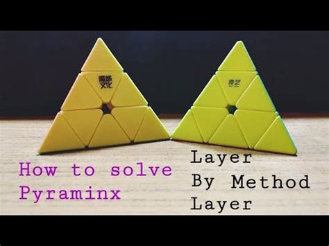 How to solve the Pyraminx Layer By Layer Method தமழ YouTube