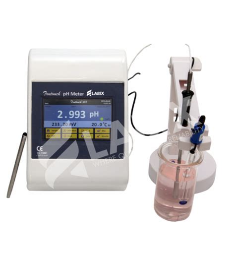 Microprocessor Touch Screen Ph Meter 5 Point Calibration Labix Industries