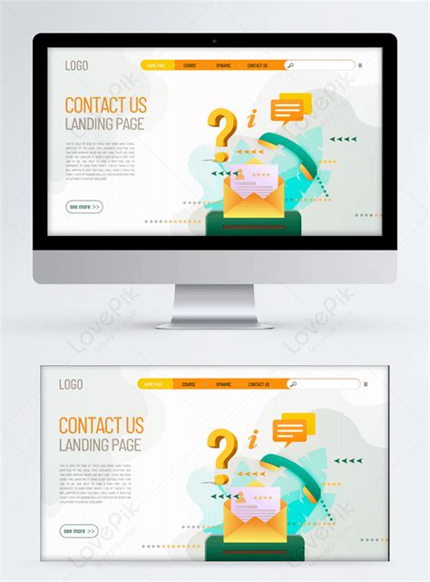 Modern Website Contact Us Page Design Template Image Picture Free Download Lovepik Com