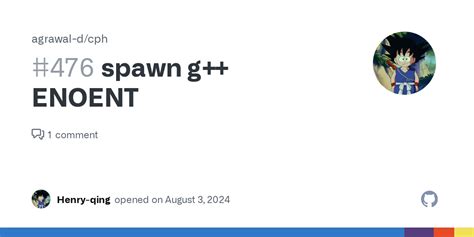 Spawn G Enoent · Issue 476 · Agrawal Dcph · Github