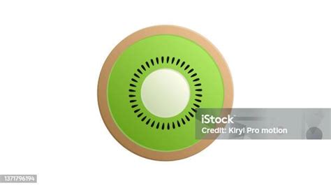 흰색 배경에 키위 조각 벡터 그림입니다 씨앗으로 잘라 낸 과일 검은 색 볼륨 일러스트에 껍질과 구덩이와 녹색 키위의 둥근 조각 0명에 대한 스톡 벡터 아트 및 기타 이미지