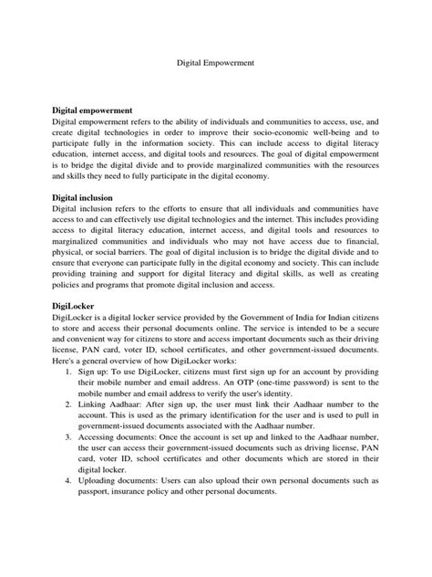 Digital Empowerment Notes Pdf Computer Security Security